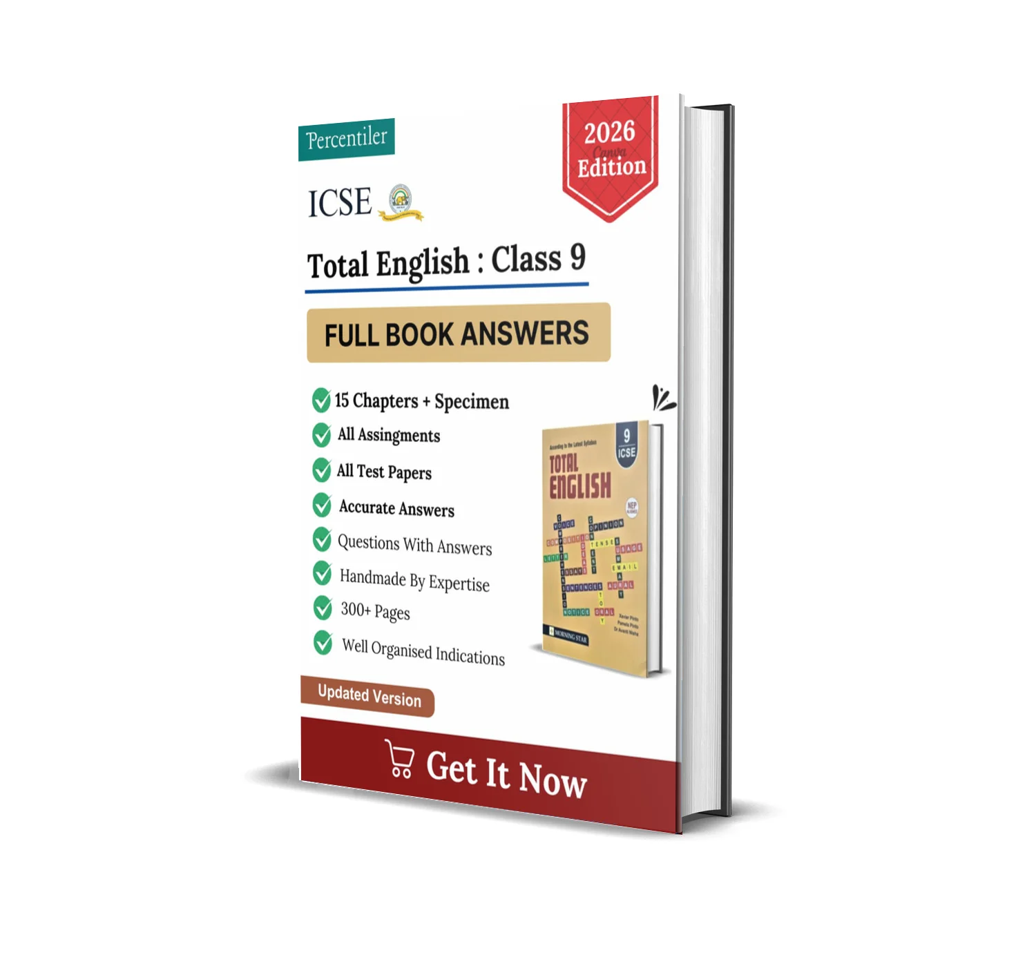 ICSE Total English Solution Book : Class 9 – Percentiler